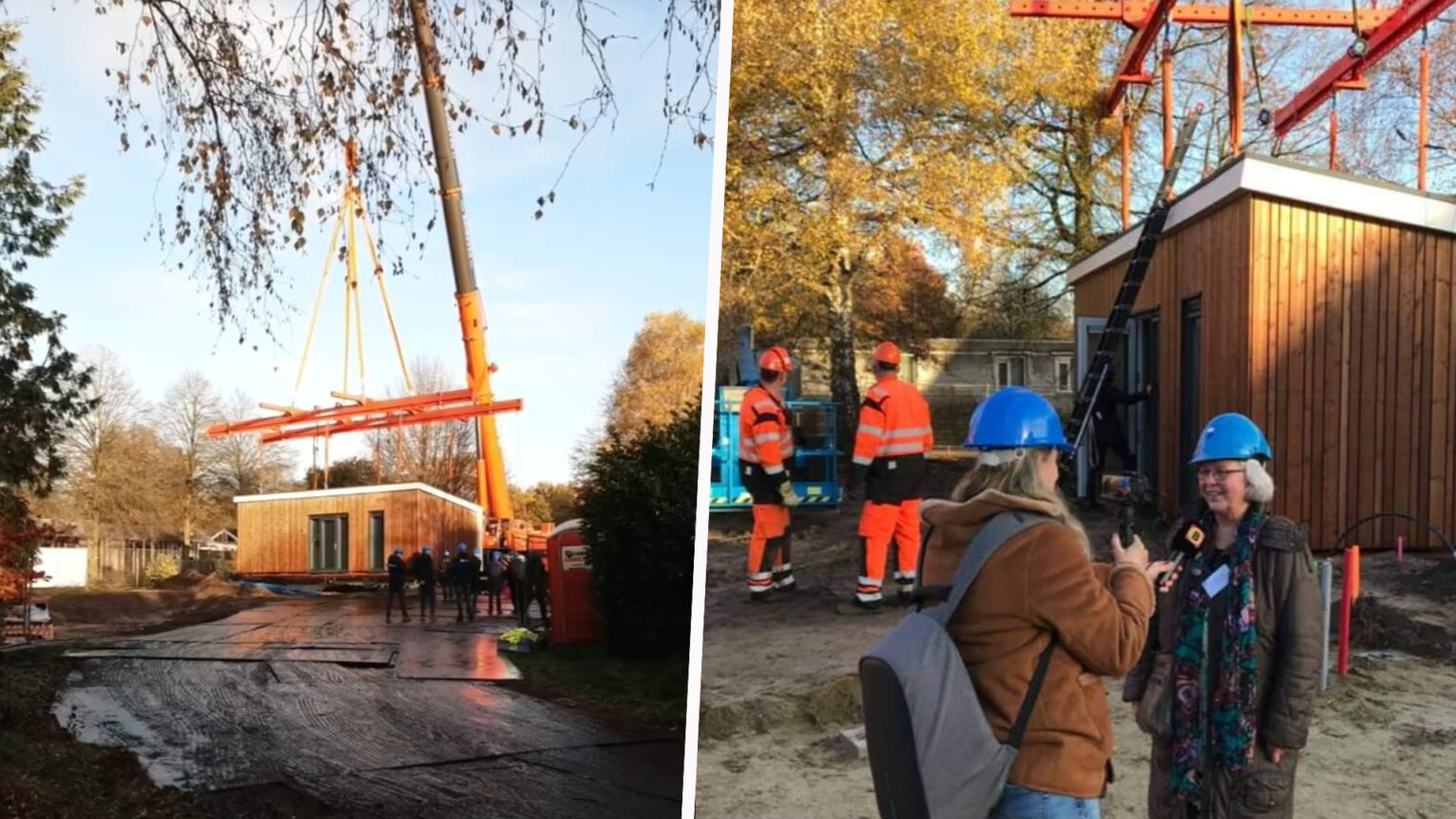 Eerste tiny houses geplaatst bij ORO Het Rijtven in Deurne | Deurne Media Groep